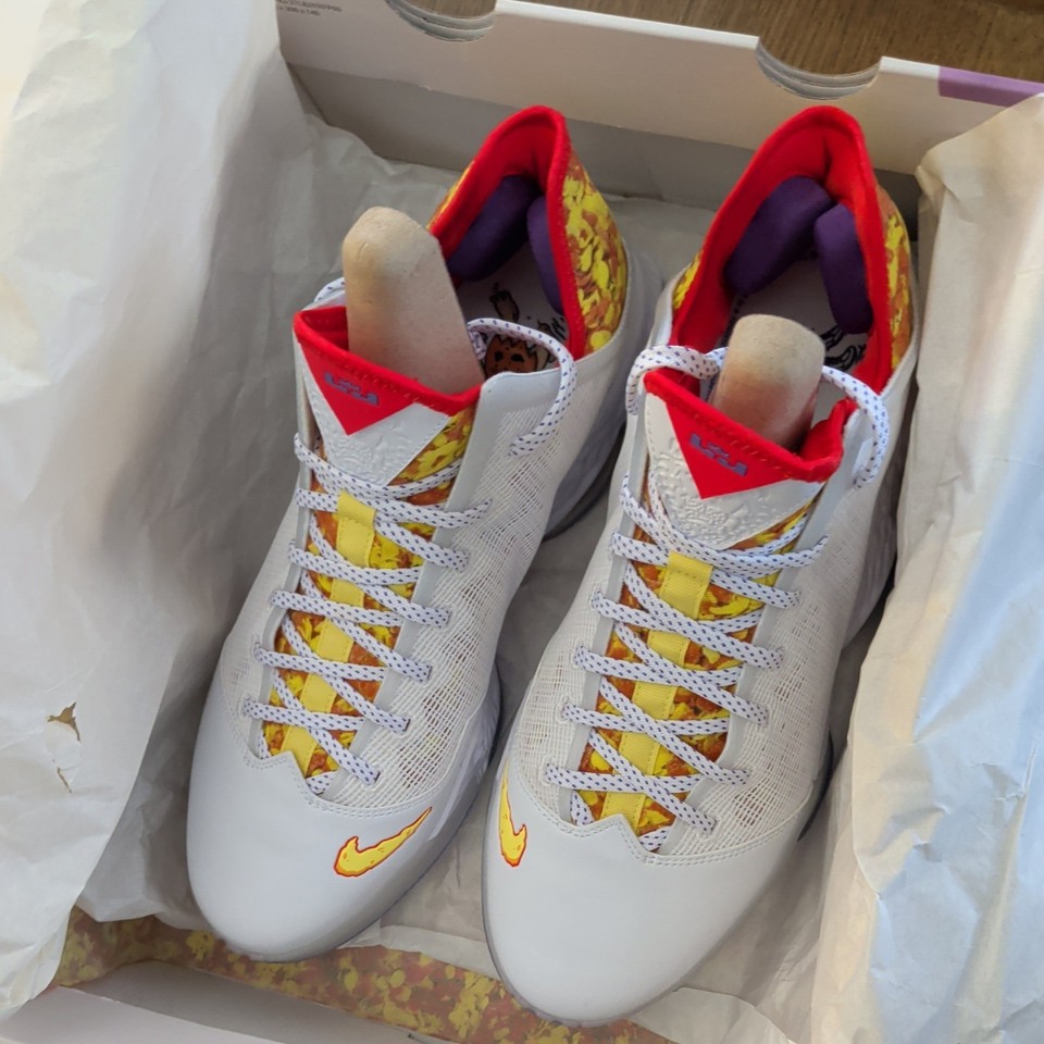 Nike LeBron 19 Low Magic Fruity Pebbles Basketball Shoes DQ8344-100 Men ...