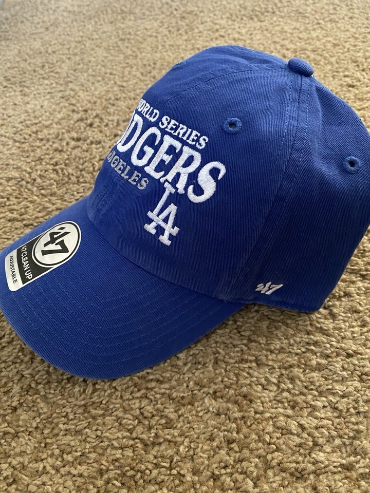 Los Angeles Dodgers 47 Brand Strap Back Hat 2025 World Series Cap LA ...