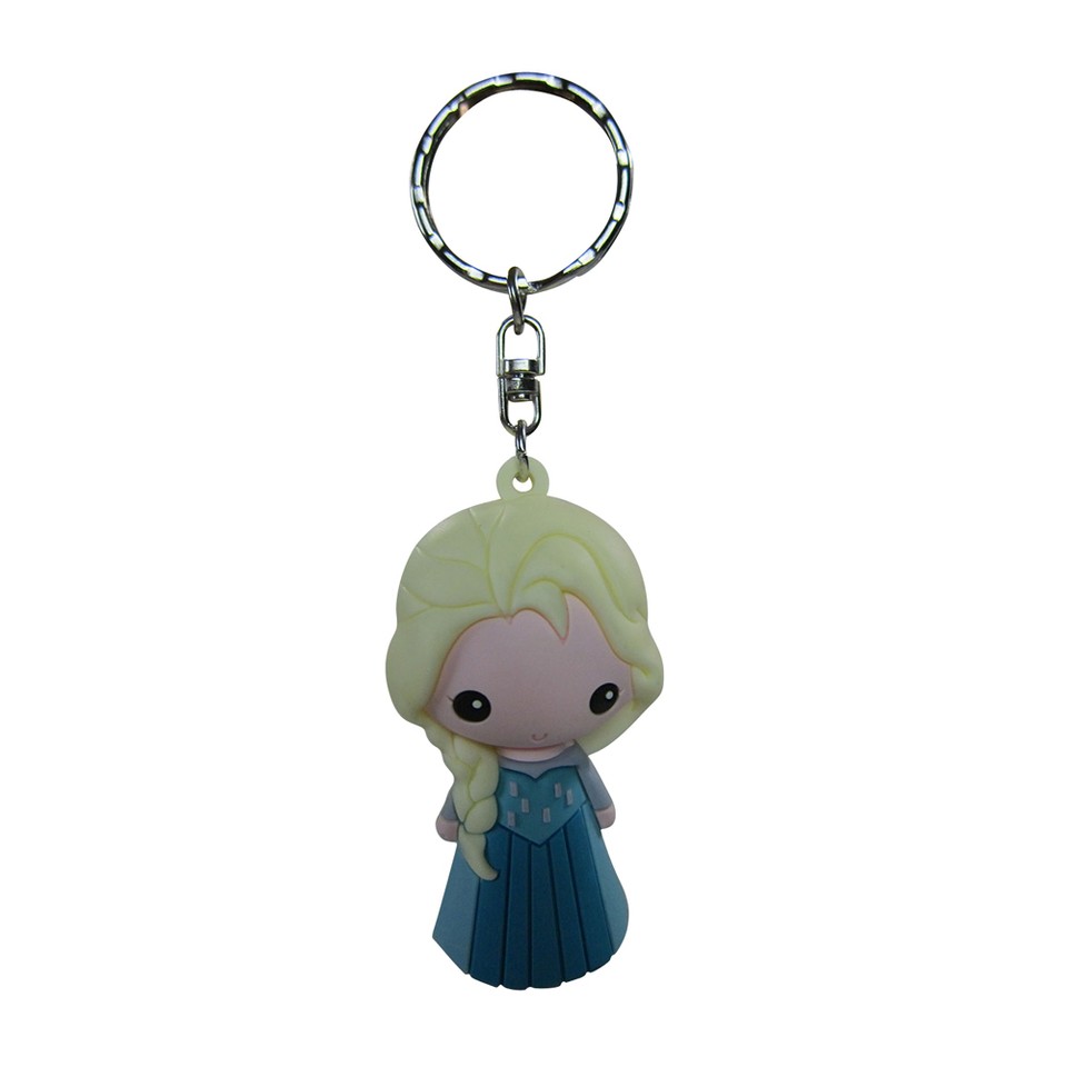 Brand New Walt Disney Characters Princess Figural 3d Keyring Keychain ...