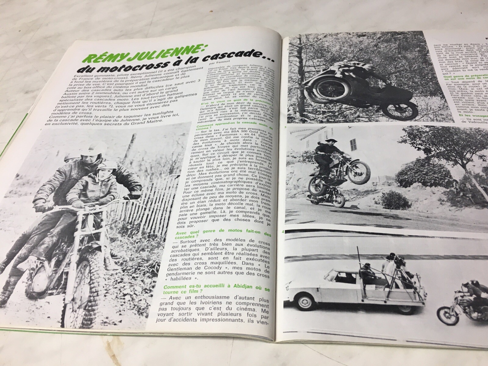 Moto verte 32 1976 BPS silver vase 175 Ossa Hercules 175 GS motobécane ...