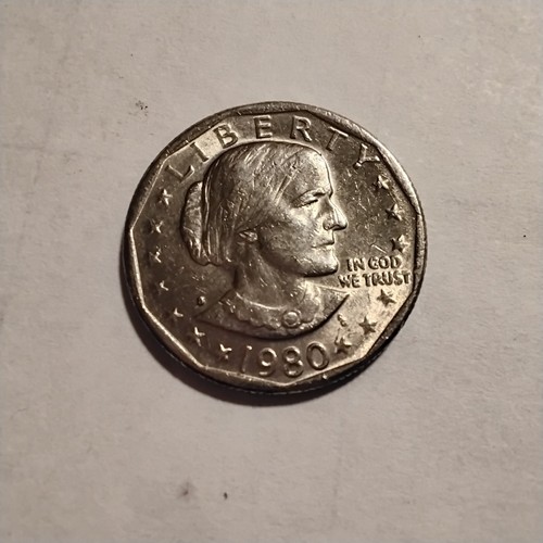 1980 S Susan B Anthony Liberty FG - Frank Gasparro ONE DOLLAR U.S. Coin ...