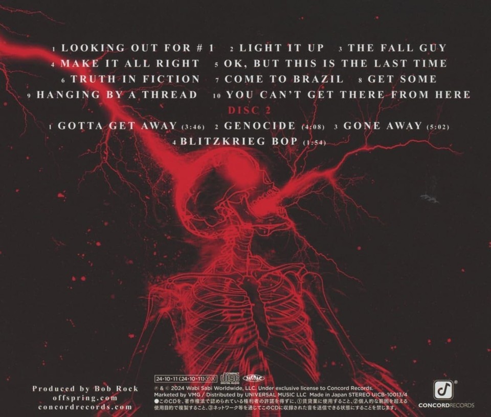 OFFSPRING SUPERCHARGED w/ BONUS TRACK 2SHM-CD Japan | eBay