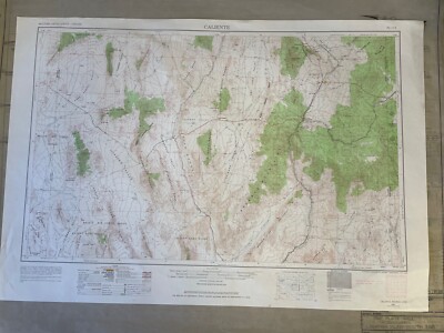 Vintage USGS Caliente Nevada Utah 1954 1962 1968 Topographic Map 1: ...