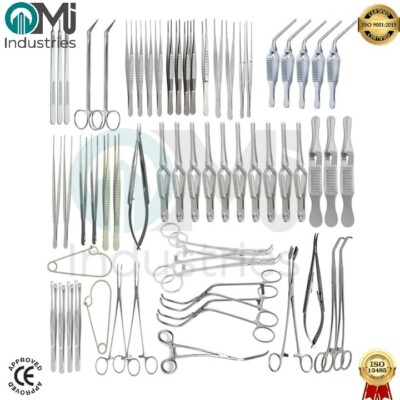 Major Vascular Surgery Set of 61Pcs Surgical Specialty Surgical ...