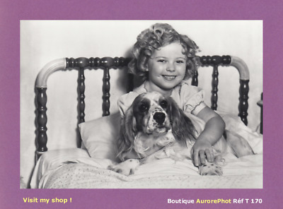 PHOTO DE PRESSE CINÉMA : SHIRLEY TEMPLE ACTRICE FILM " HEIDI ", CHIEN ...