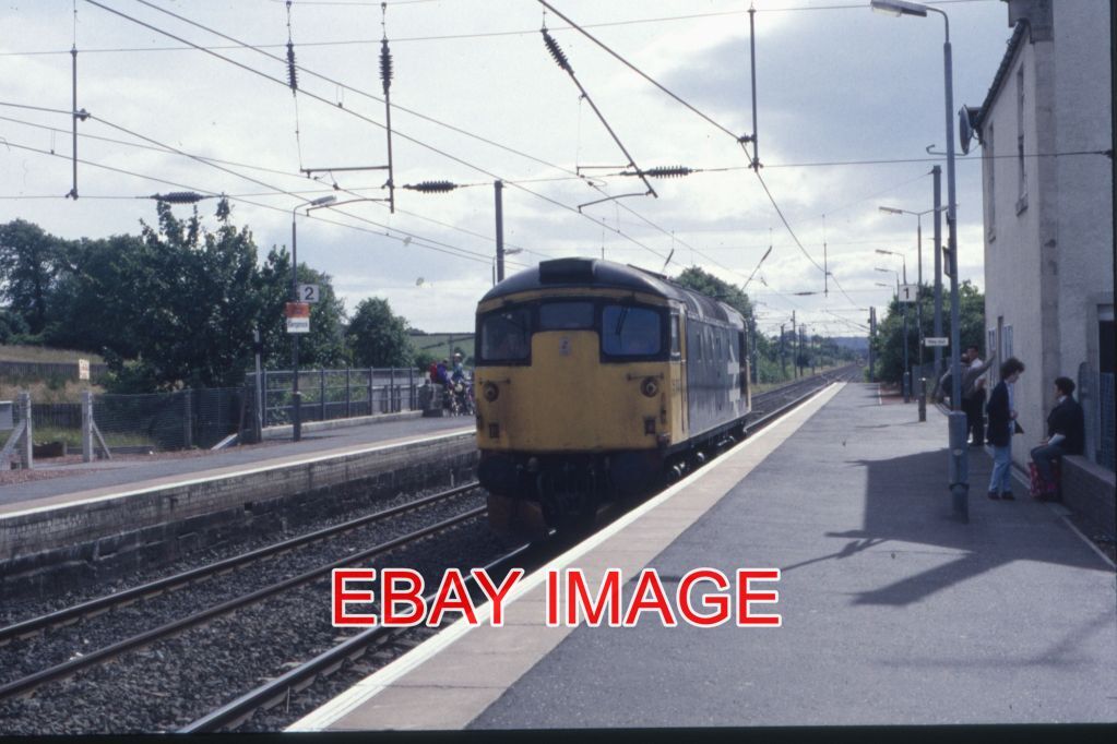 ORIGINAL 35mm SLIDE CLASS 26 LOCO NO 26037 AT GLENGARNOCK STATION 7/92 ...