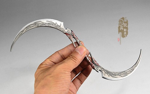 1/6 Mini Weapon Scimitar Crescent Hook Knife Suitable for 12 inch ...
