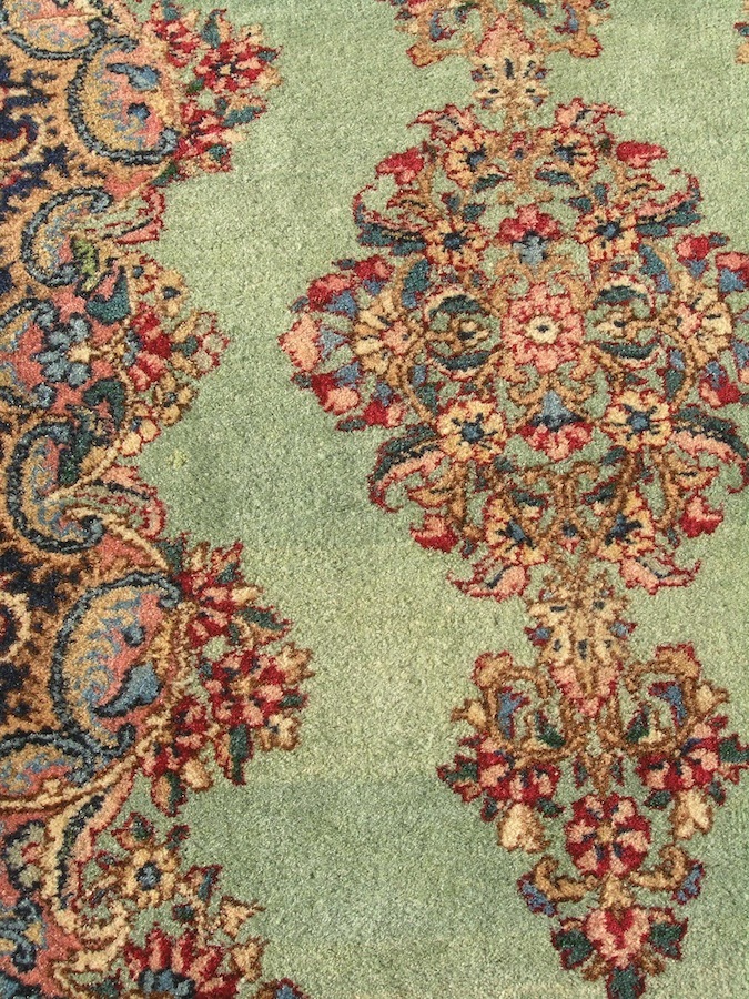 Antique Hand Woven Ravar Type K e r m a n Oriental Rug Carpet 24x48 ...