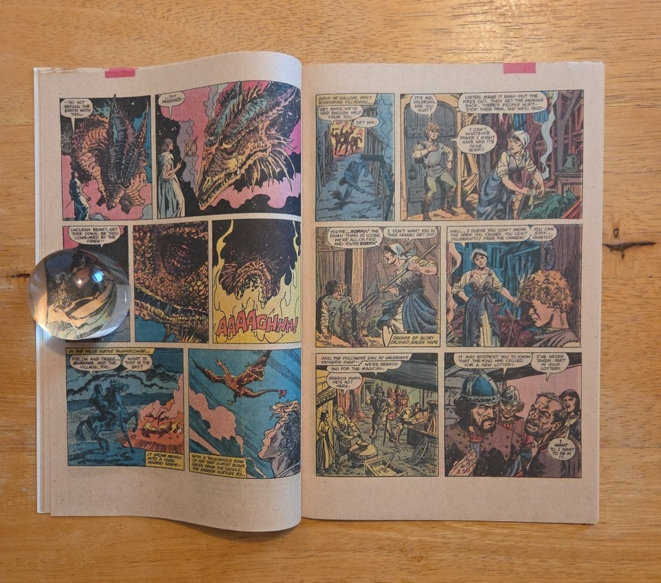 Dragonslayer #1 & #2 Complete Vintage Collection Movie Tie-In Marvel ...