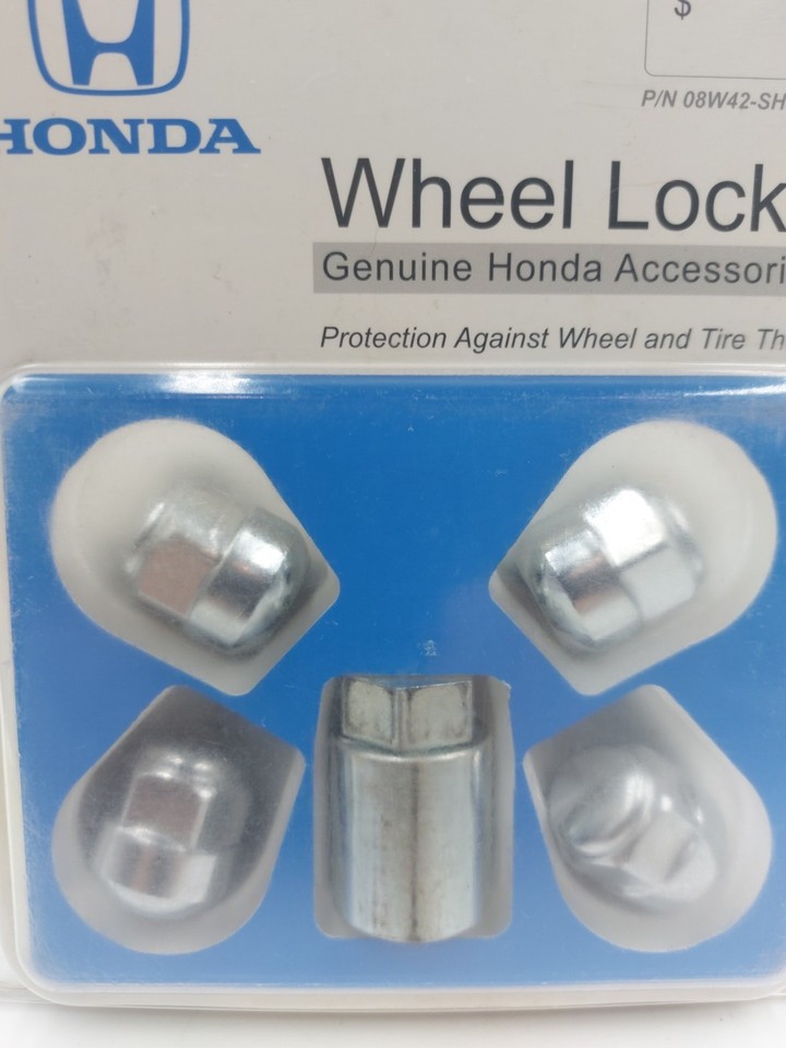 Genuine Honda Wheel Locks Nuts Accessories OEM Anti Theft Set P/N 08W42 ...