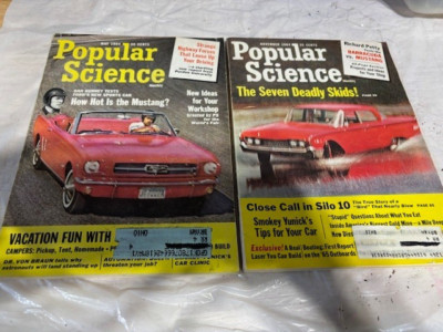 Lot of 2 Vintage POPULAR SCIENCE Magazines 1964 May & November ...