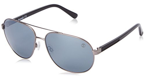 NWT TIMBERLAND Sunglasses TB 9076 09D Polarized Gunmetal/ Smoke 60 mm ...