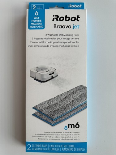 iRobot Authentic 4643569 Braava Jet 2-Pack Cleaning & Washable Wet ...