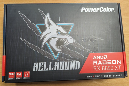 Powercolor Hellhound AMD Radeon RX 6650 XT Graphics Card with 8GB GDDR6 ...