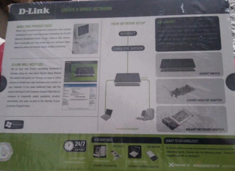 New Sealed D-Link EBR-2310 Ethernet Broadband Router 1 x 10/100Mbps ...