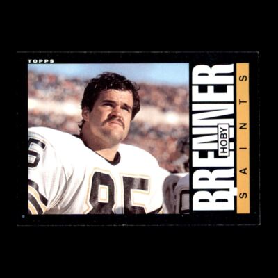 Hoby Brenner 1985 Topps Rookie New Orleans Saints #102 Great Vintage ...