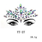 Face Tattoo Rhinestone Sticker Adhesive Glitter Jewelry Body Make up ...