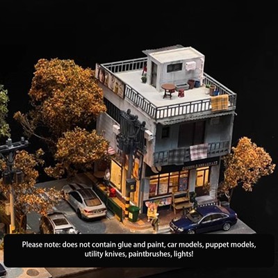 1:64 Scale City scene City building scene Model Scene Display Model DIY ...