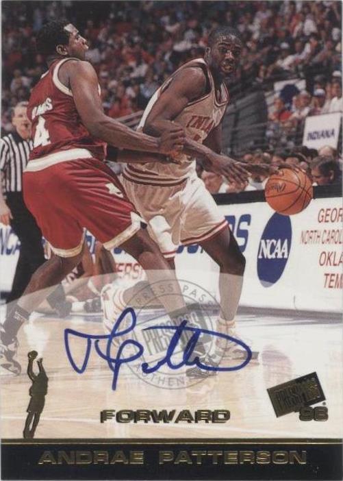 1998 Press Pass - Autographs Andrae Patterson (AU, RC) for sale online ...