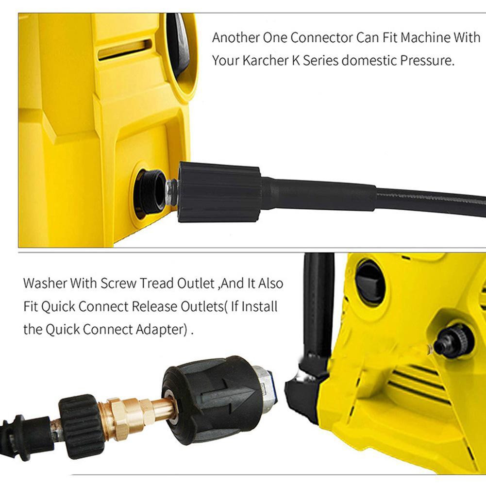 High Pressure Hose to Hose Adapter from M22 to Quick Pipe fit Karcher ...