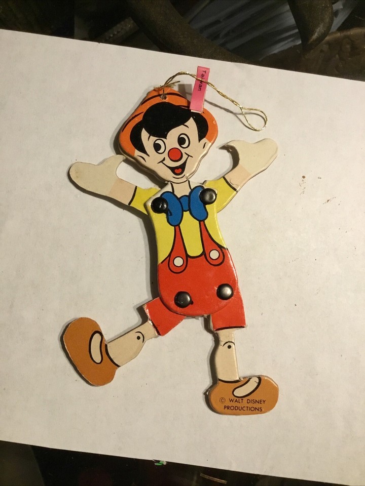 Pinocchio Paper Cardboard Puppet,Walt Disney Productions | eBay