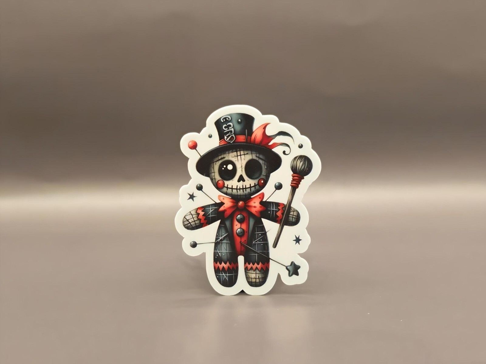 Voodoo Dolls Stickers Spooky Cute Decals Halloween Zombie Bear Die Cut ...
