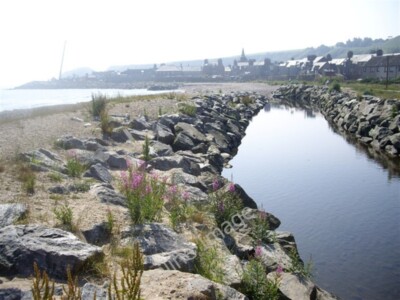 Photo 6x4 Downstream Carron Water Stonehaven From the footbridge near ...