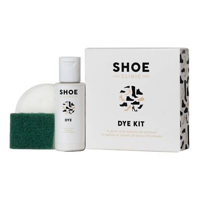 Shoe Paint Dye Colour Restorer Kit - Leather Fabric - 12 Colours - Shoe ...