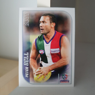 Peter Bell 2006 AFL Select Fremantle Trading Card #13 | eBay Australia