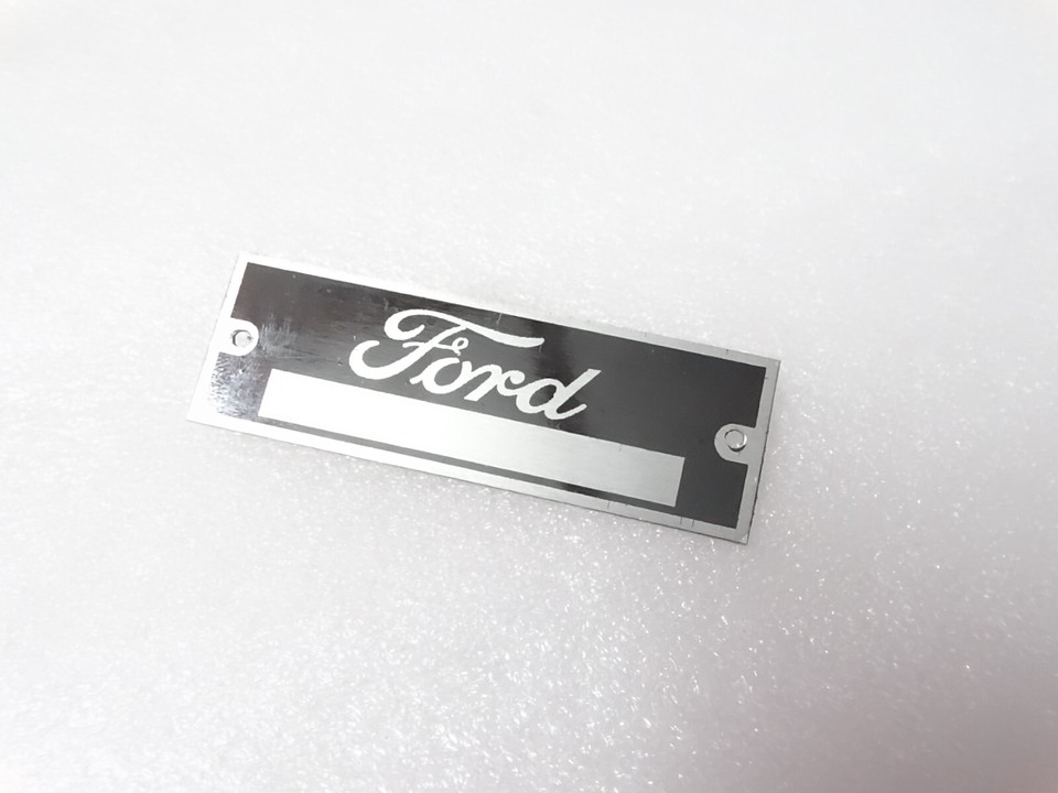 Ford Data Plate Serial Number ID Tag Hot Street Rod Rat For Ford Motor ...