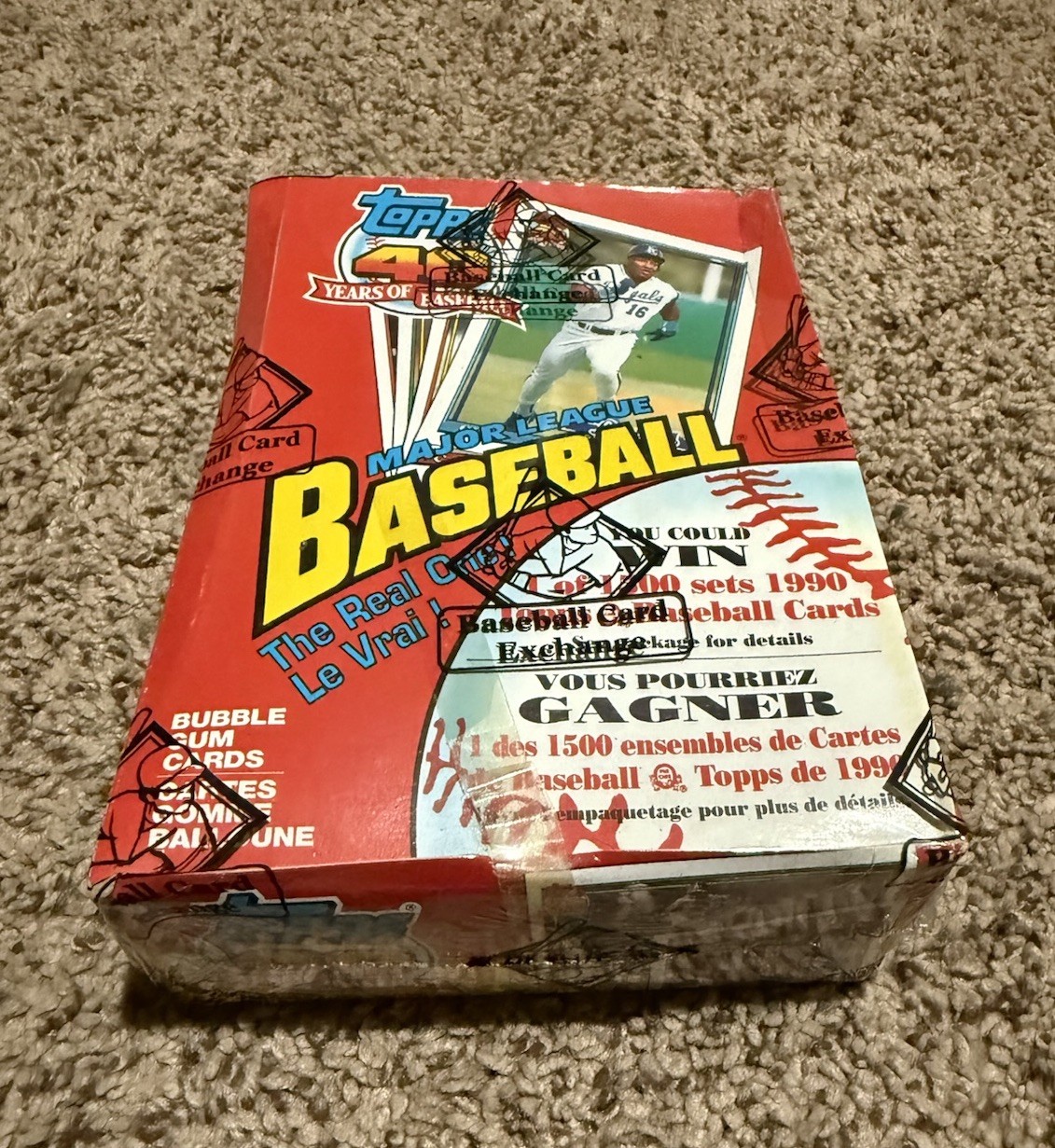 1991 O-PEE-CHEE OPC Baseball FASC Wax Box Unopened FROM A SEALED CASE ...