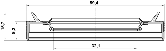 Drive Shaft Oil Seal 32.1X59.4X9.2X15.7 Fits Renault 383422716R | eBay