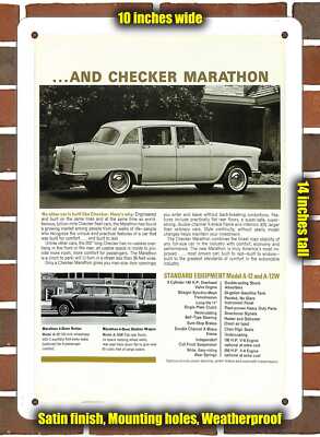 Metal Sign - 1967 Checker (Sign Variant #5) | eBay