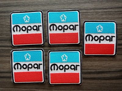 5pcs MOPAR MOTOR RACING Car MOTORCYCLES Biker Embroidered Patch Iron or ...