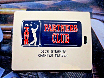 vtg - PGA Golf Bag Tag - PGA TOUR PARTNERS CLUB - Charter member | eBay