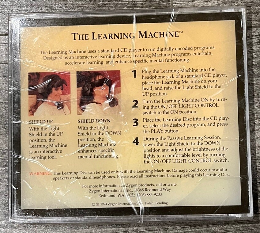 NEW Zygon Learning Machine Software Disc Transcendental Mind Cetacean ...