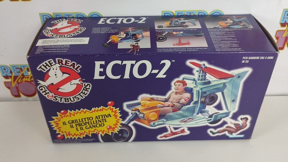 The Real Ghostbusters Ecto-2 Kenner 1986 Vintage Rare Helicopter Sos ...