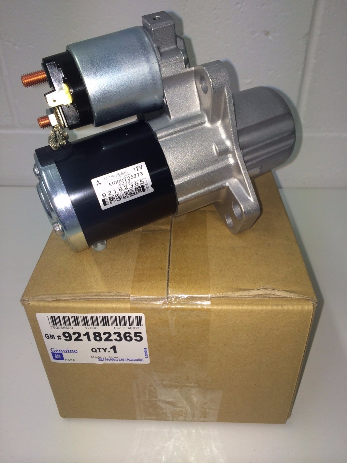 Genuine Holden Starter Motor V6 ALLOYTECH VZ WL 92182365 | eBay Australia