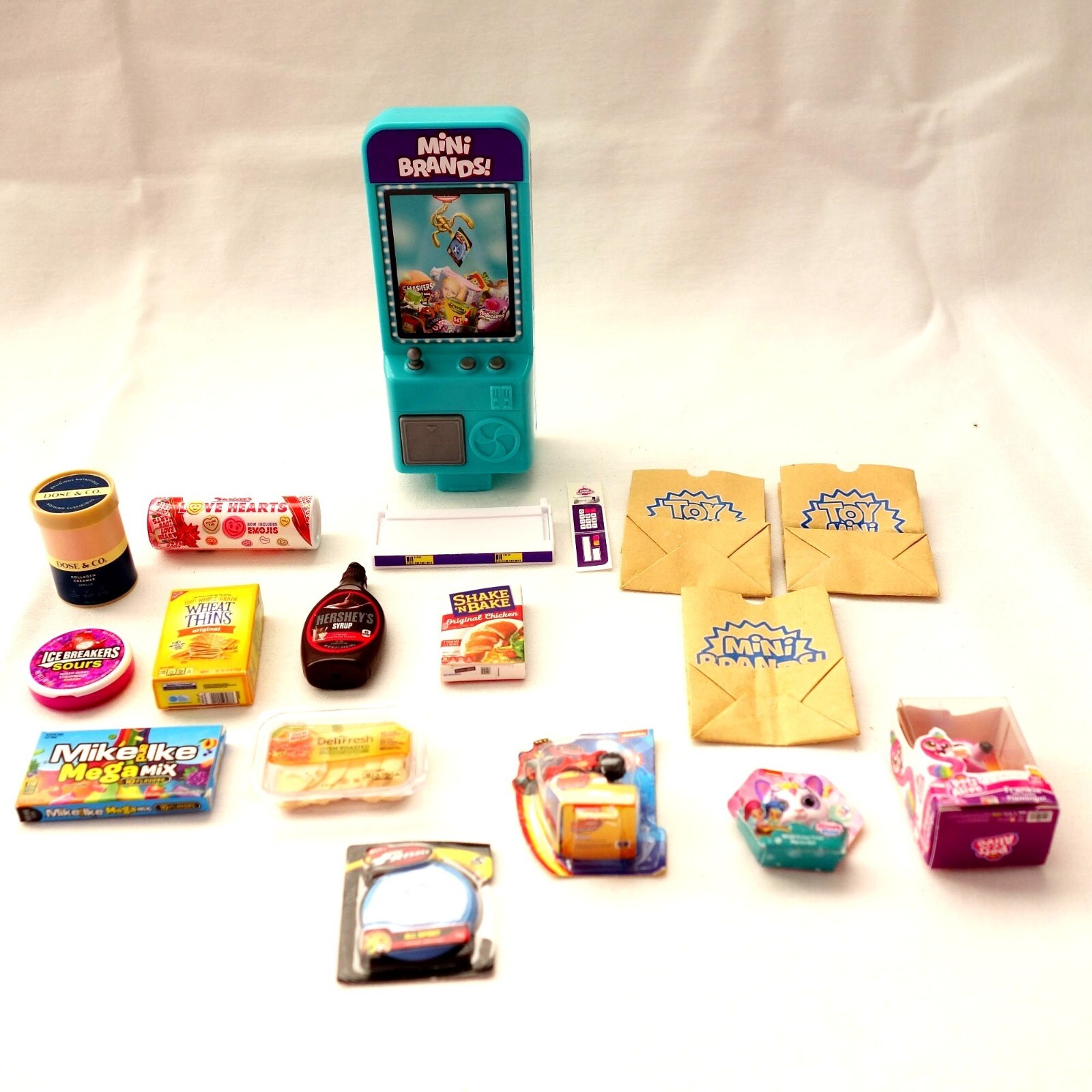 Zuru Mini Brands Mixed Lot of 18 Pieces Pretend Food Toys Arcade and ...