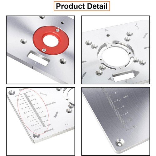Router Table Insert Plate Woodworking Aluminium Benches Router Plate ...