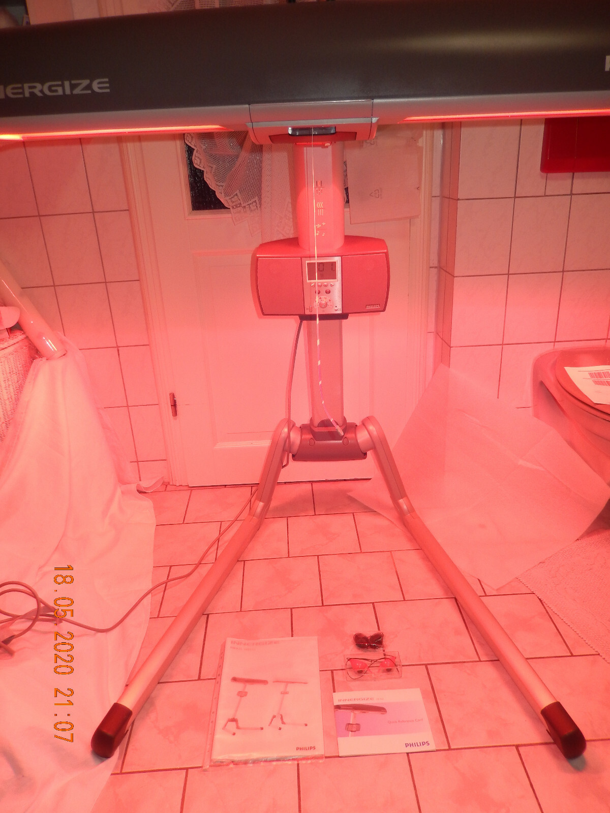 PHILIPS Innergize HB 935/01 Solarium mit Infrarotstrahlung,Duftfach ...