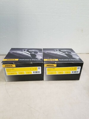 Lot of 2 - Mirka 22-612-400 Basecut Grip Sanding Disc 5" 400G (50/Box ...