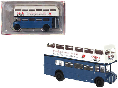 1970 AEC Routemaster Doubledecker Bus Blue and White British Airways 1/ ...