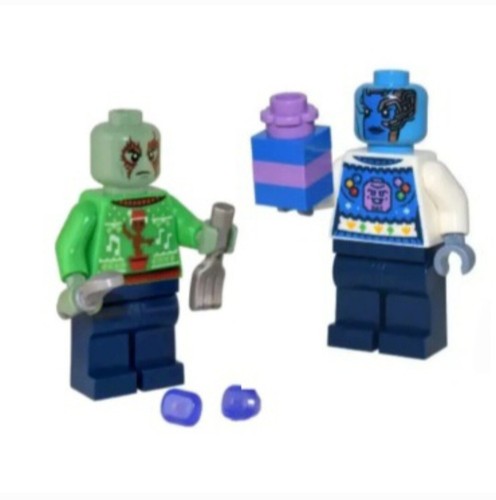 LEGO MARVEL Guardians Of The GALAXY Nebula And Drax Minifigure From ...