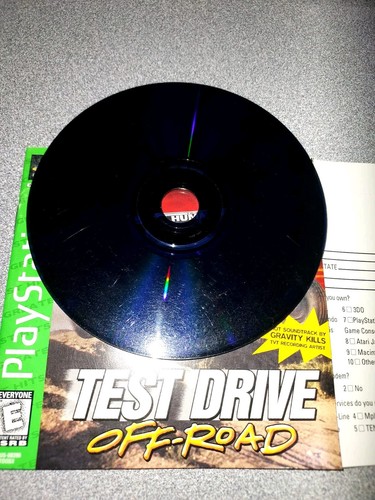 PS1: Test Drive Off-Road GH (Sony PlayStation 1) Disc & Manual & Reg ...
