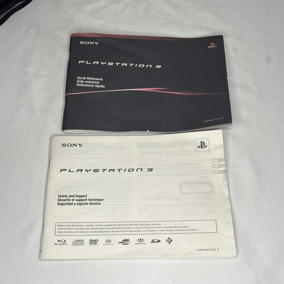 Backwards Compatible Sony PS3 PlayStation 3 CECHA01 60GB /w Box Not ...