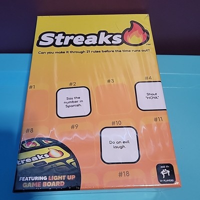 Streaks Board Game Light Up Timer Family Fun Party Buffalo Games NEW | eBay