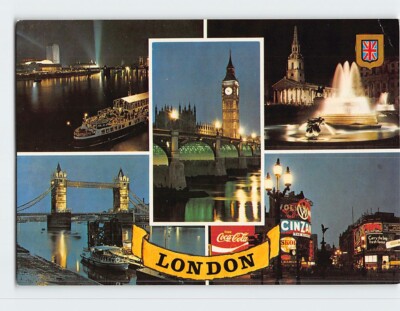 Postcard Famous Places At London England | eBay Australia