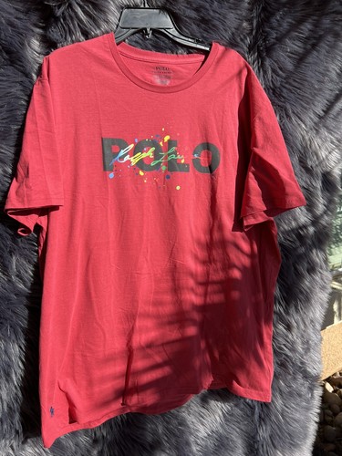 Red Polo Ralph Lauren TShirt | Adult XXL | RN 41381/CA56658 | eBay