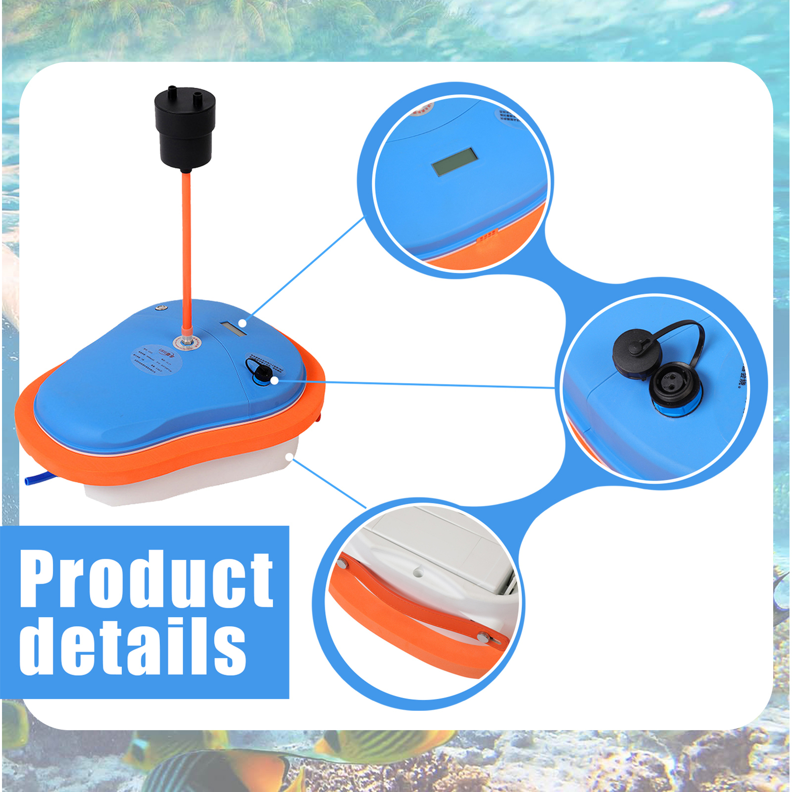Portable Grade 39ft Scuba Diving Tank Snorkel Ventilator Tankless ...